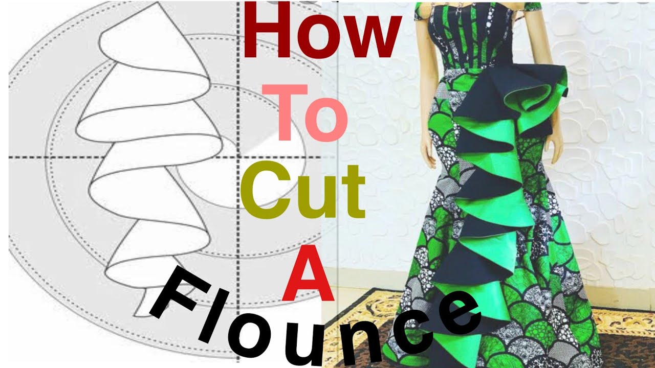 DIY: HOW TO CUT A FLOUNCE // EASY STEPS - YouTube