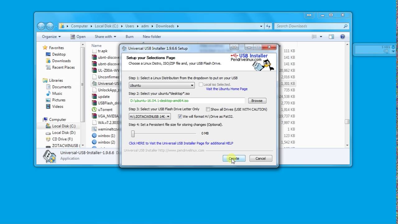 how to create linux bootable usb - YouTube