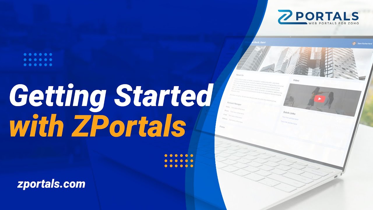Getting Started with ZPortals - YouTube