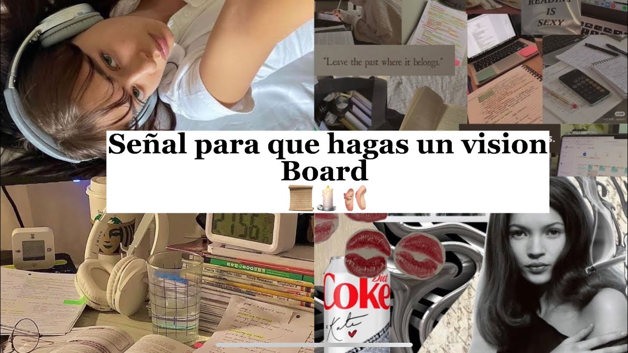 ೀ La razón por la que los vision board realmente funcionan (guía de ...