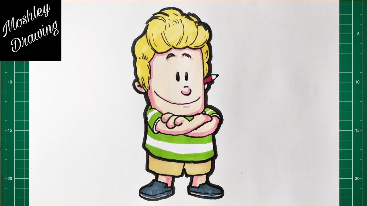 How to Draw Harold Hutchins - Captain Underpants - YouTube