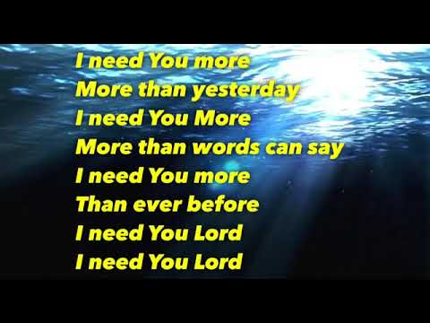 I need You More - YouTube