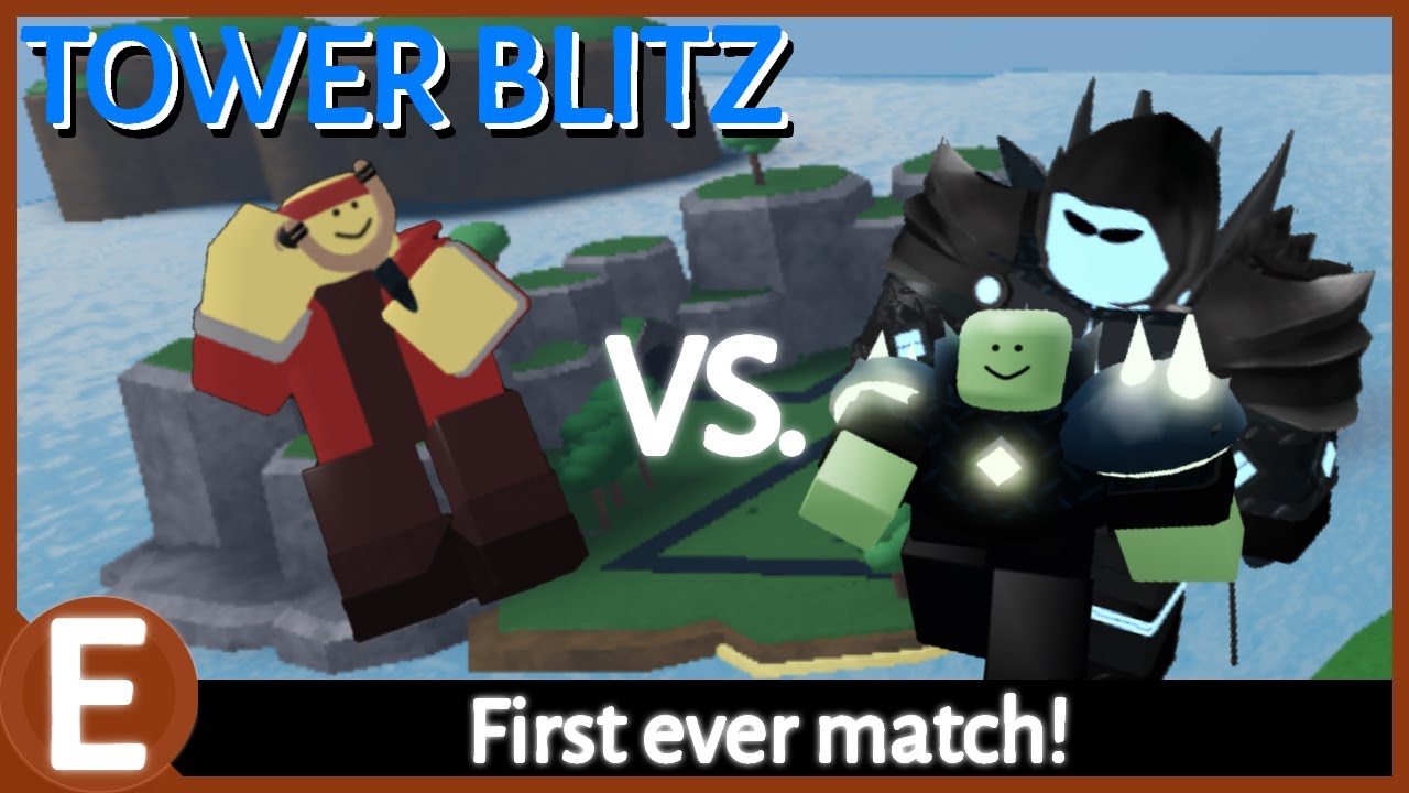 Playing my FIRST EVER Match! || [ROBLOX] Tower Blitz - YouTube