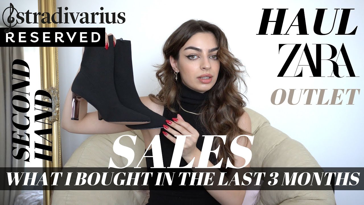 Fashion HAUL: sales, thrifted, zara & more | TRY-ON | Maria Dius - YouTube