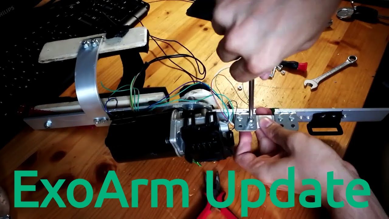 Intuitive Exoskeleton (ExoArm) Control Update - YouTube