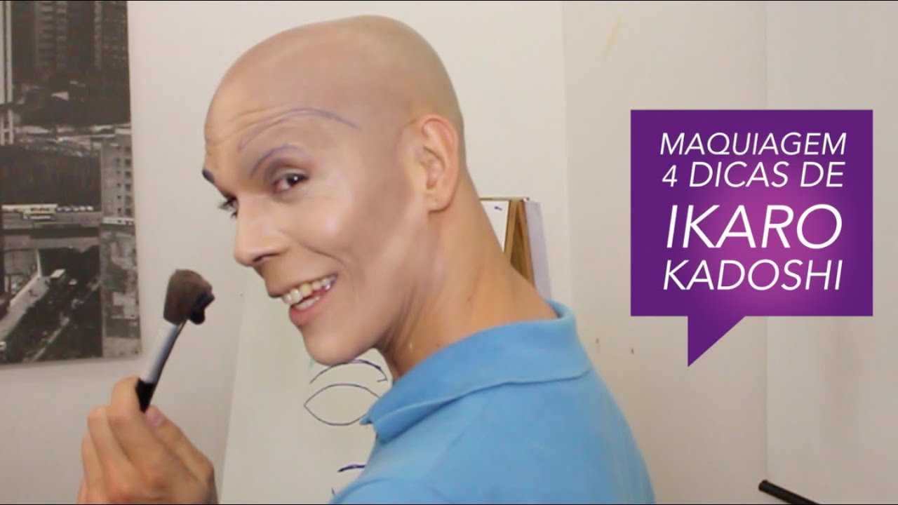 Maquiagem: 4 dicas de Ikaro Kadoshi - YouTube