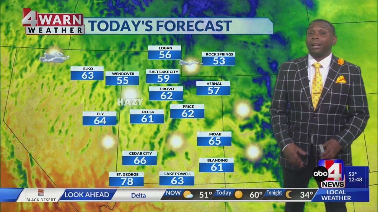 Hazy sunshine with a slow warm-up over the next few days - YouTube