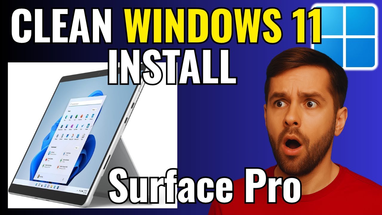 How to Clean Install Windows 11 on Surface Pro | Step-by-Step Guide (2025) - YouTube