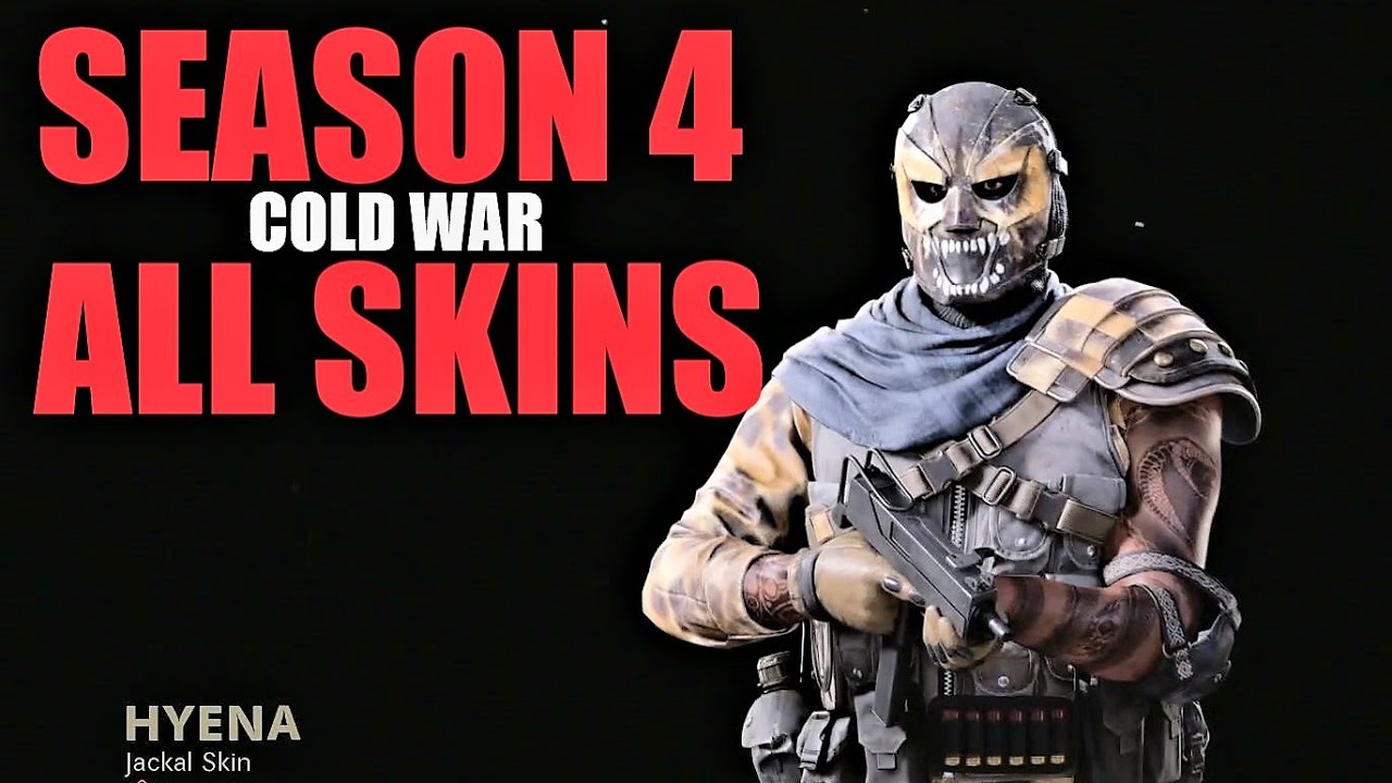 SEASON 4 ALL SKINS AND FINISHING MOVE. Call of Duty®: Black Ops Cold ...