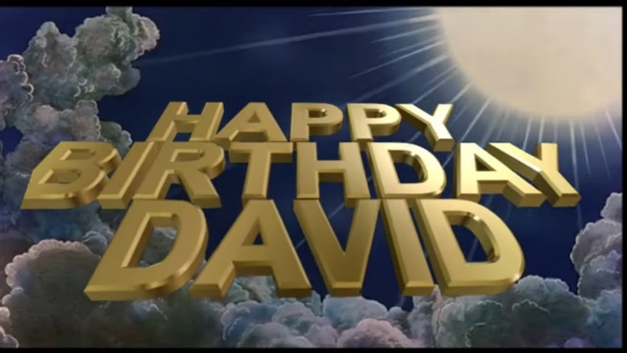 Happy birthday David - Monty Python Style! - YouTube