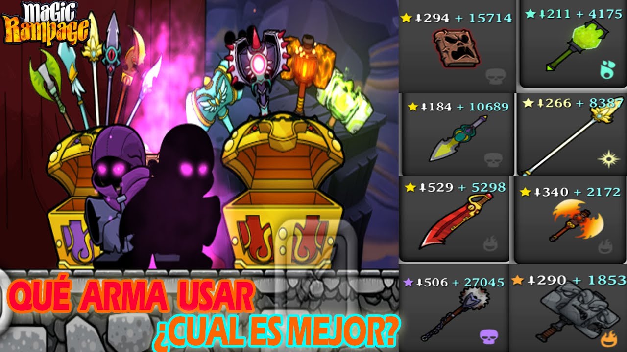 COMO FUNCIONAN LAS ARMAS EN MAGIC RAMPAGE/CUAL ES LA MEJOR ARMA DE ...