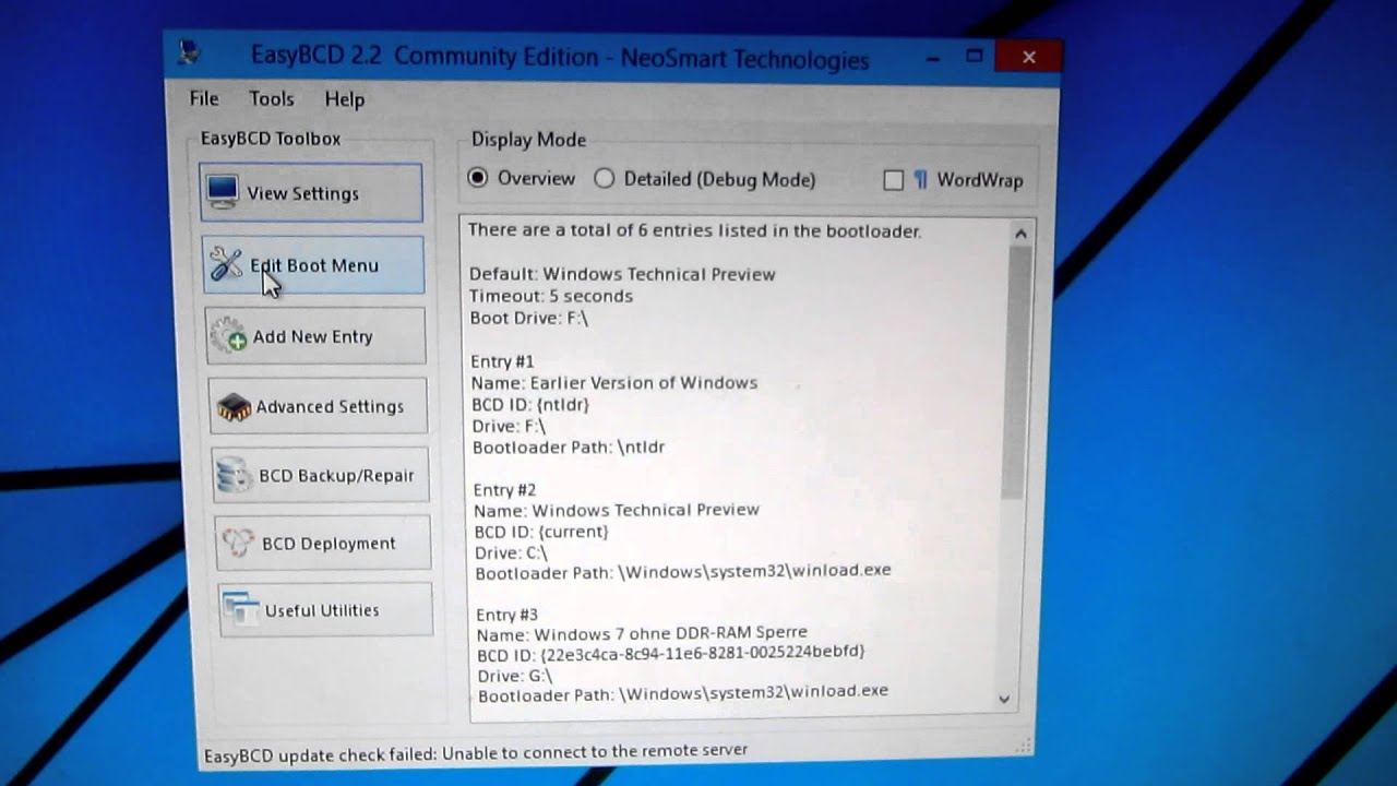 How to return using the Windows 7 OS selection menu again (Fast!) - YouTube