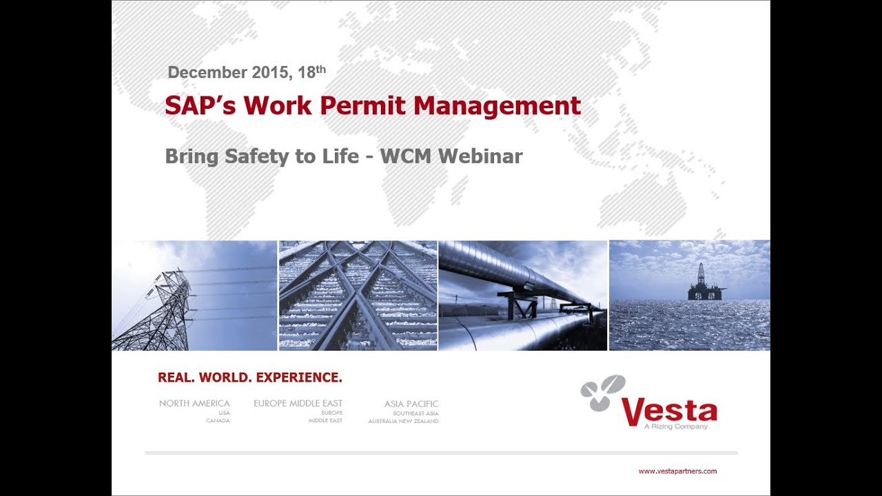 Bring Safety to Life – Check out SAP’s Work Permit Management (WPM ...
