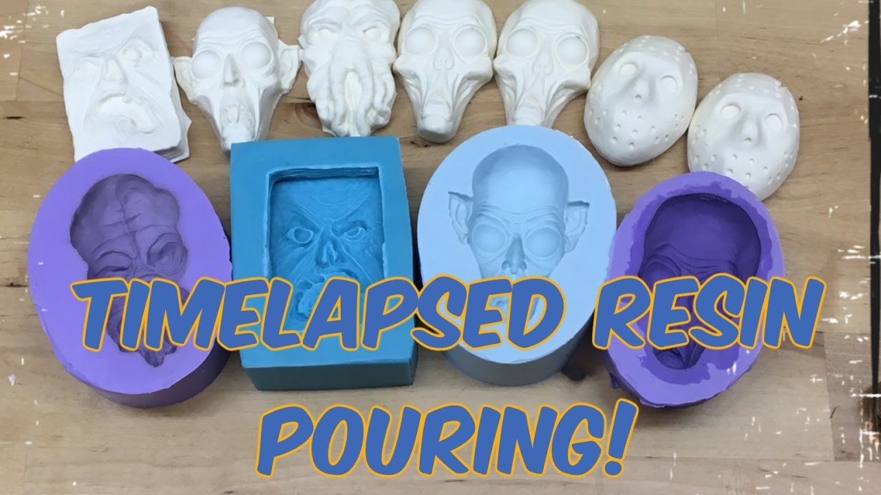 Time-lapsed video of pouring Smooth Cast 320 resin-VOICE OVER ...