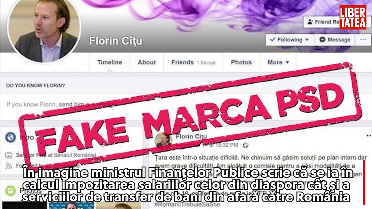 Lideri PSD promovează mesaje false - YouTube