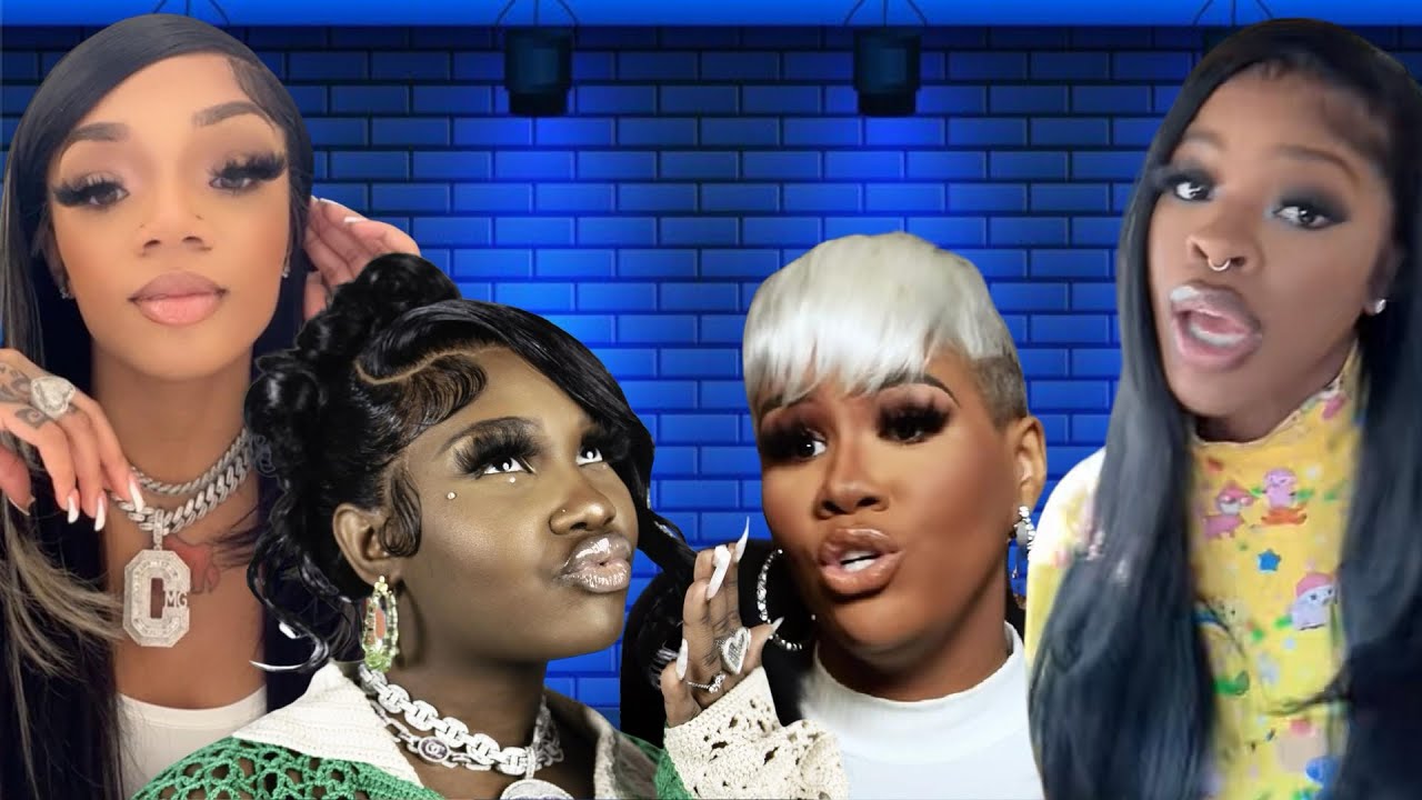 Glorilla VS JT continues with Akbar V and Gloss Up exchanging words ...