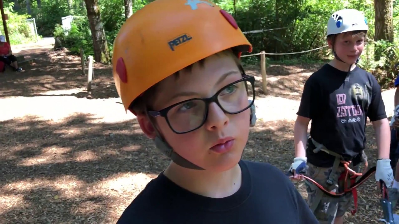 Northwest Trek Zipline Adventure Park - YouTube