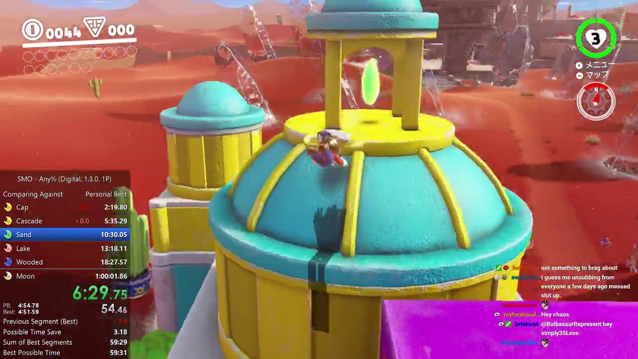 Super Mario Odyssey Any% Speedrun in 59:53 - YouTube