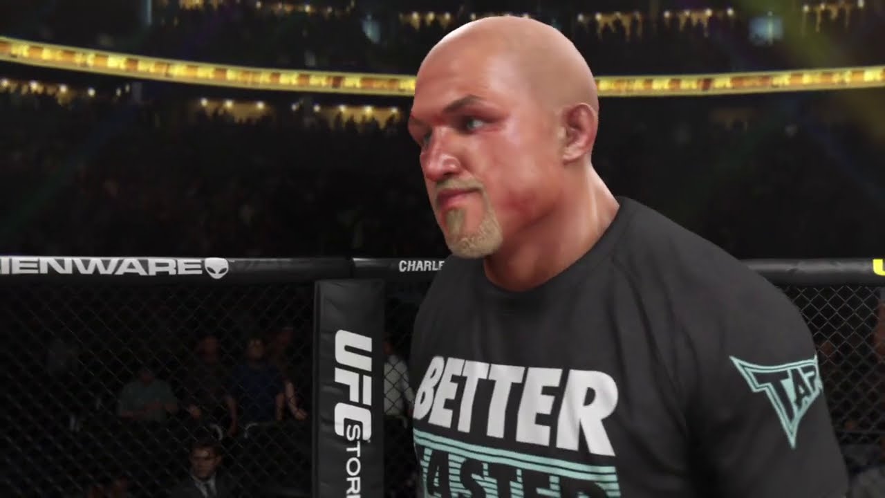 EA SPORTS™ UFC® Goldberg caw vs Brock Lessnar - YouTube