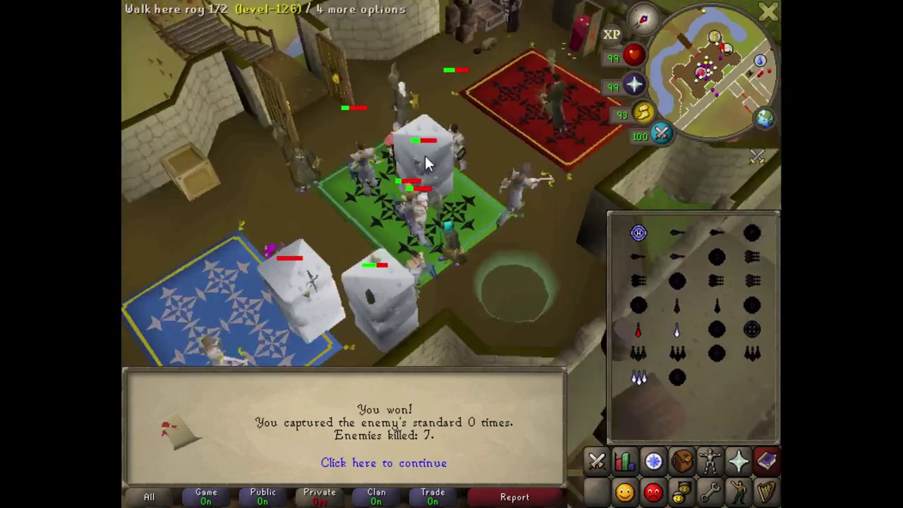 OSRS Castle Wars - JFW vs rV 10v10 (9/8/18) - YouTube