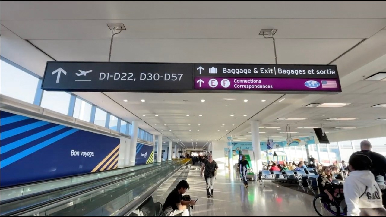 How to Connect at Toronto YYZ Airport from D to E Gates, Air Canada ...