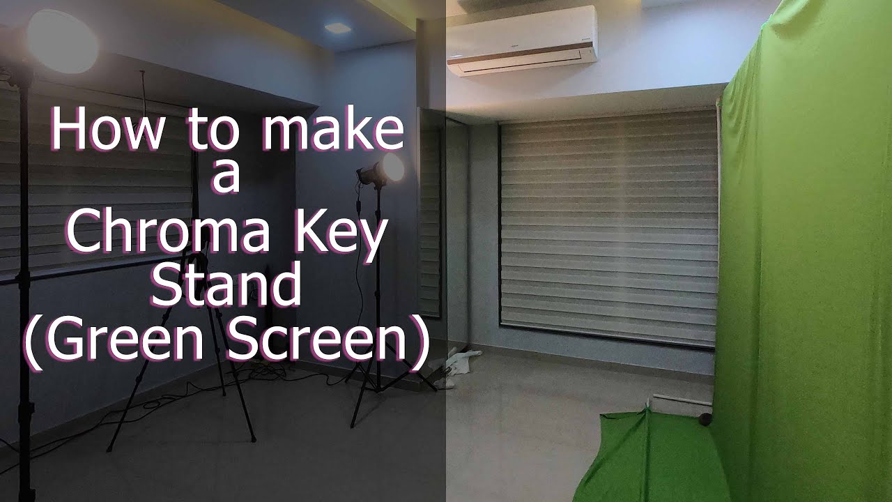 PVC pipe Chroma Key stand (DIY) - YouTube