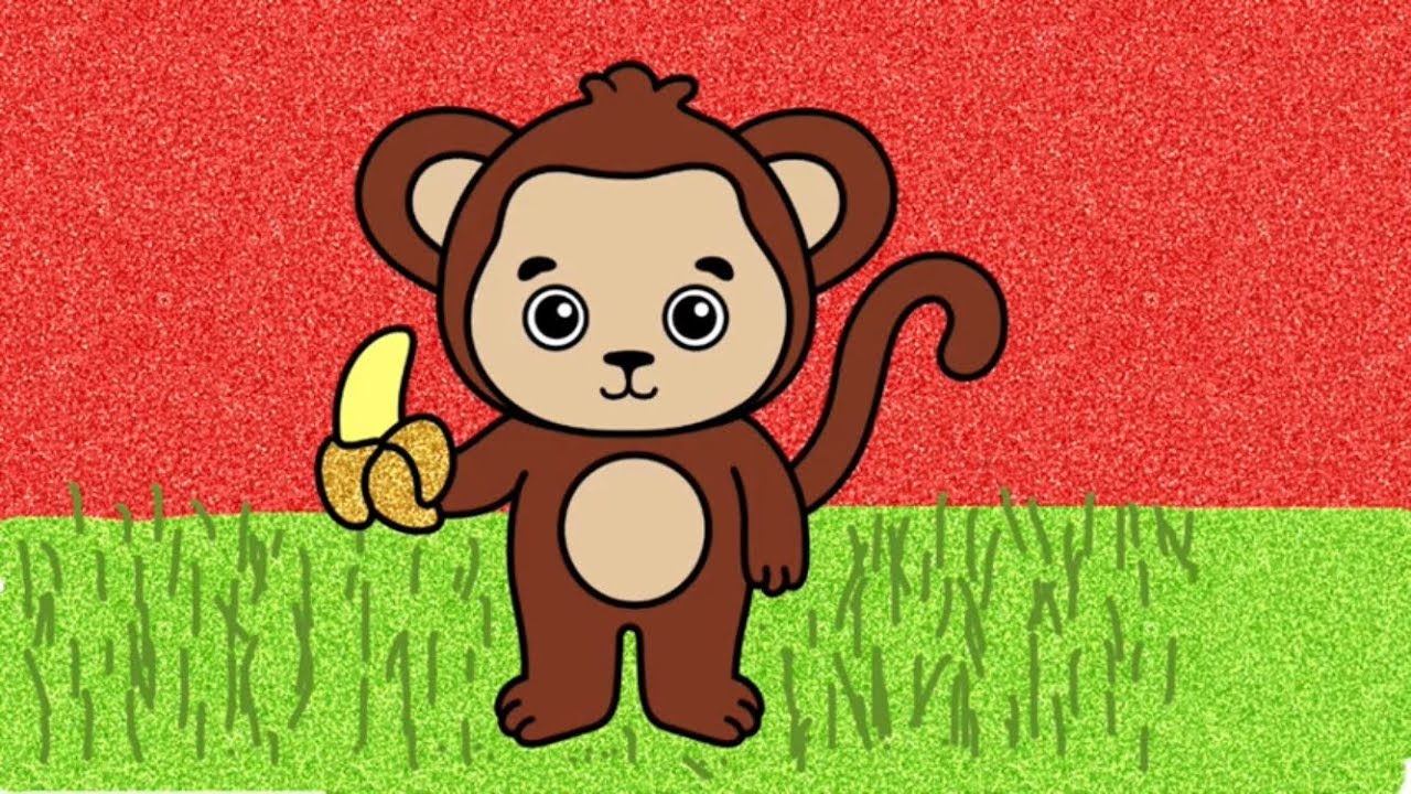 Bimi Boo Monkey with a banana - YouTube