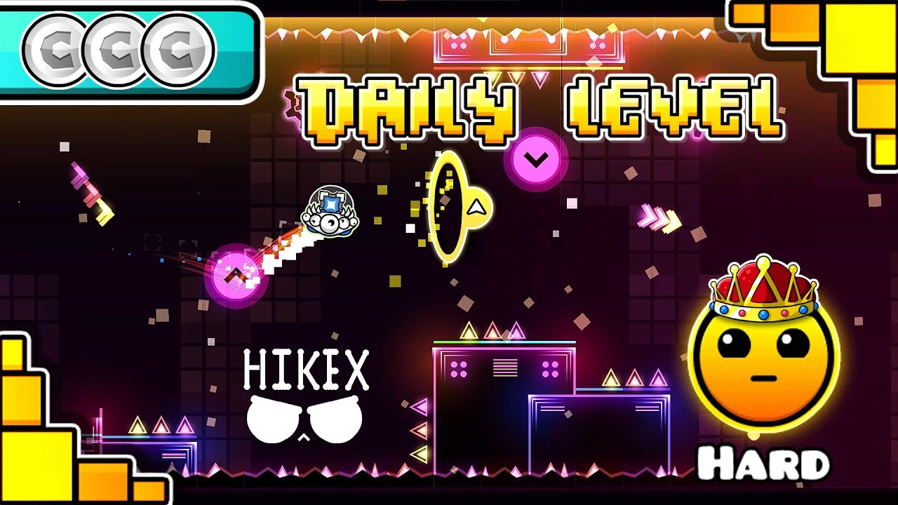 DAILY LEVEL! #2634 | "HyperMania" by HanStor 3(C)_100% | Geometry Dash - YouTube