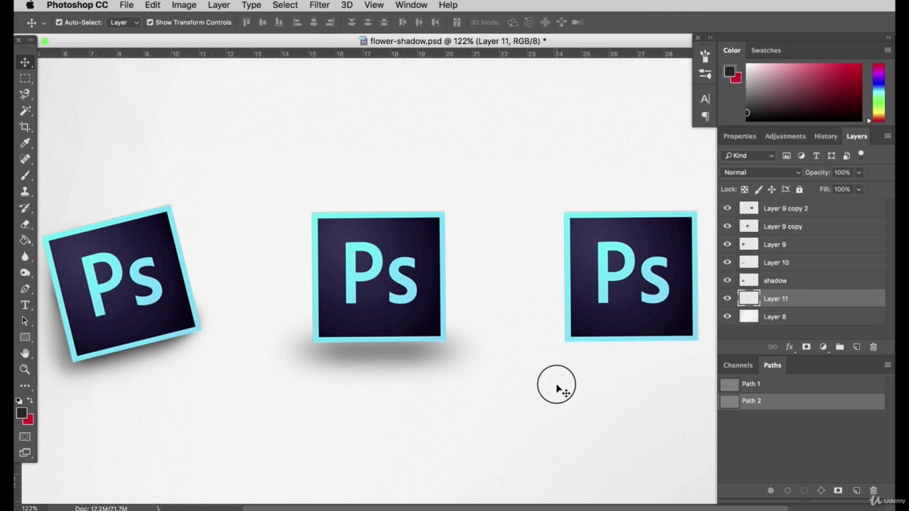 4 Playing with different types of shadows - YouTube