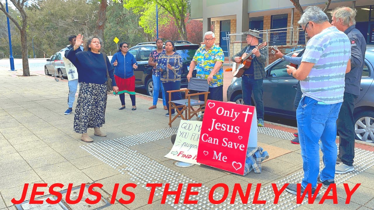 THERE IS POWER IN THE BLOOD OF JESUS, STREET PREACHING, STREET ...