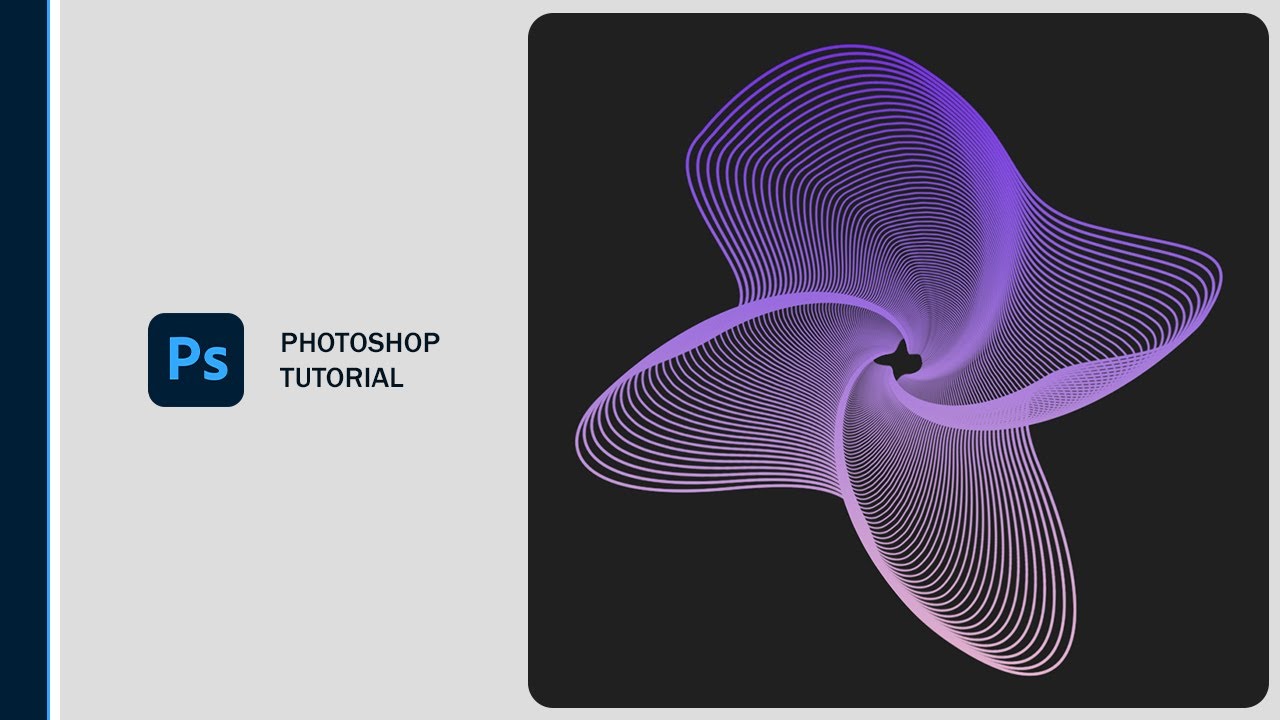 Photoshop Wonders: Designing a Mesmerizing Spiral Pattern - YouTube
