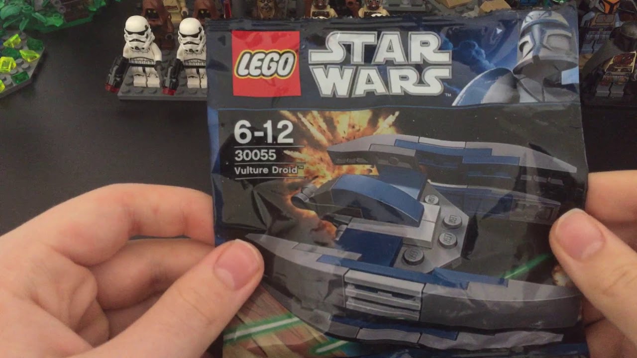 Lego Star Wars vulture droid poly bag - YouTube