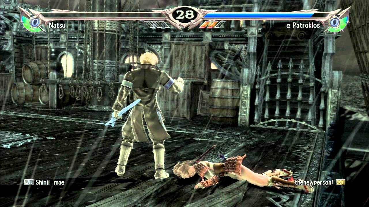 Alpha Patroklos vs Natsu (Shinji-mae) [Soul Calibur V Player Match ...