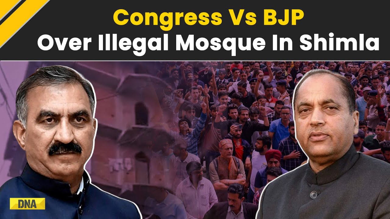Shimla Masjid Case: Congress Vs BJP Clash Over Alleged Illegal Mosque ...