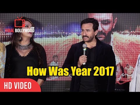 How Was Year 2017 For U | Saif Ali Khan Reaction | Viralbollywood