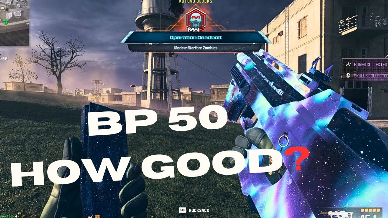 Modern Warfare Zombies | BP 50 The new AR - YouTube