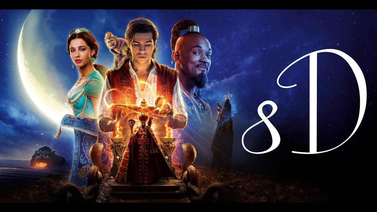 Mena Massoud & Naomi Scott - Desert Moon (From "Aladdin")(2019) (8D ...