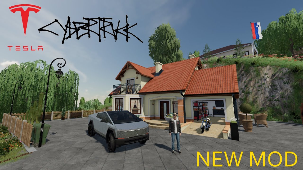 Farming Simulator 22 - 2024 Tesla Cybertruk v1.0.0.0 RELEASE/NEW MOD ...