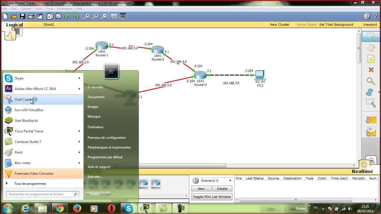 Configuration du routage statique || Darija - YouTube