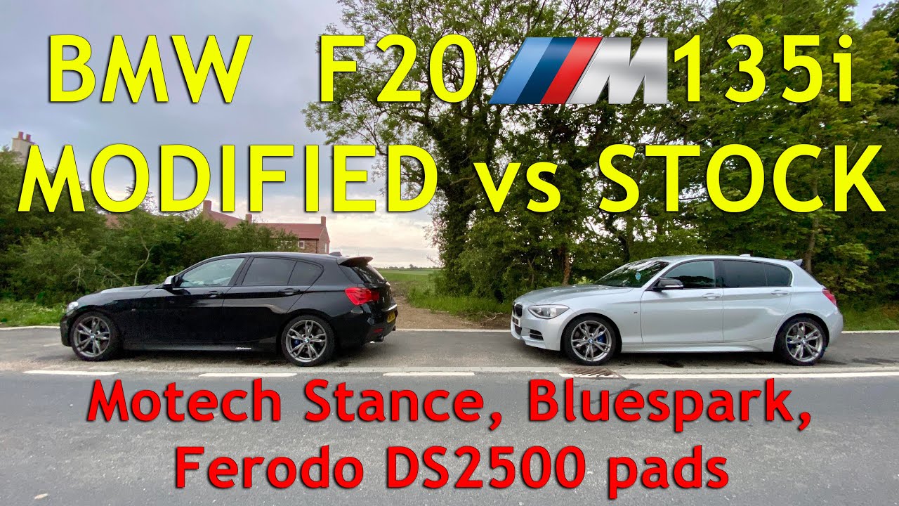 BMW F20 M135i Modified vs Stock comparison - Motech Stance, Bluespark ...