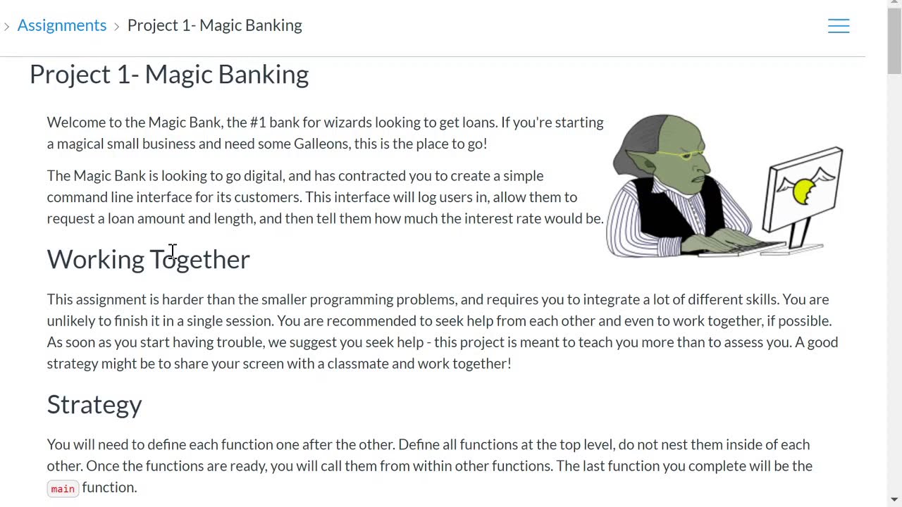 Project 1- Magical Banking- Introduction - YouTube