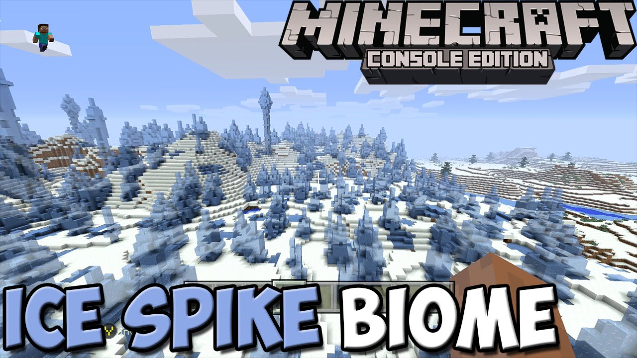 Minecraft Xbox & Playstation: Ice Spike Biome Showcase! | Rare PC Biome ...