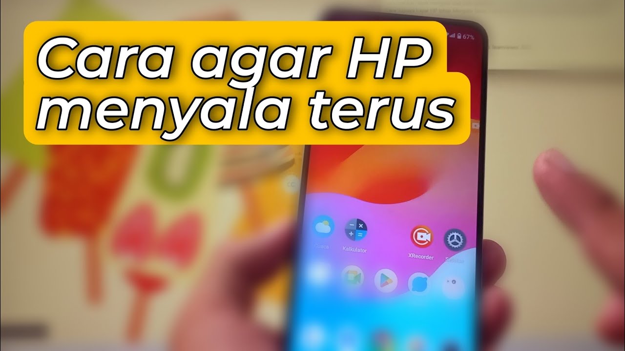 Cara Supaya Layar HP tetap Menyala Terus di HP realme C51 Realme UI T ...