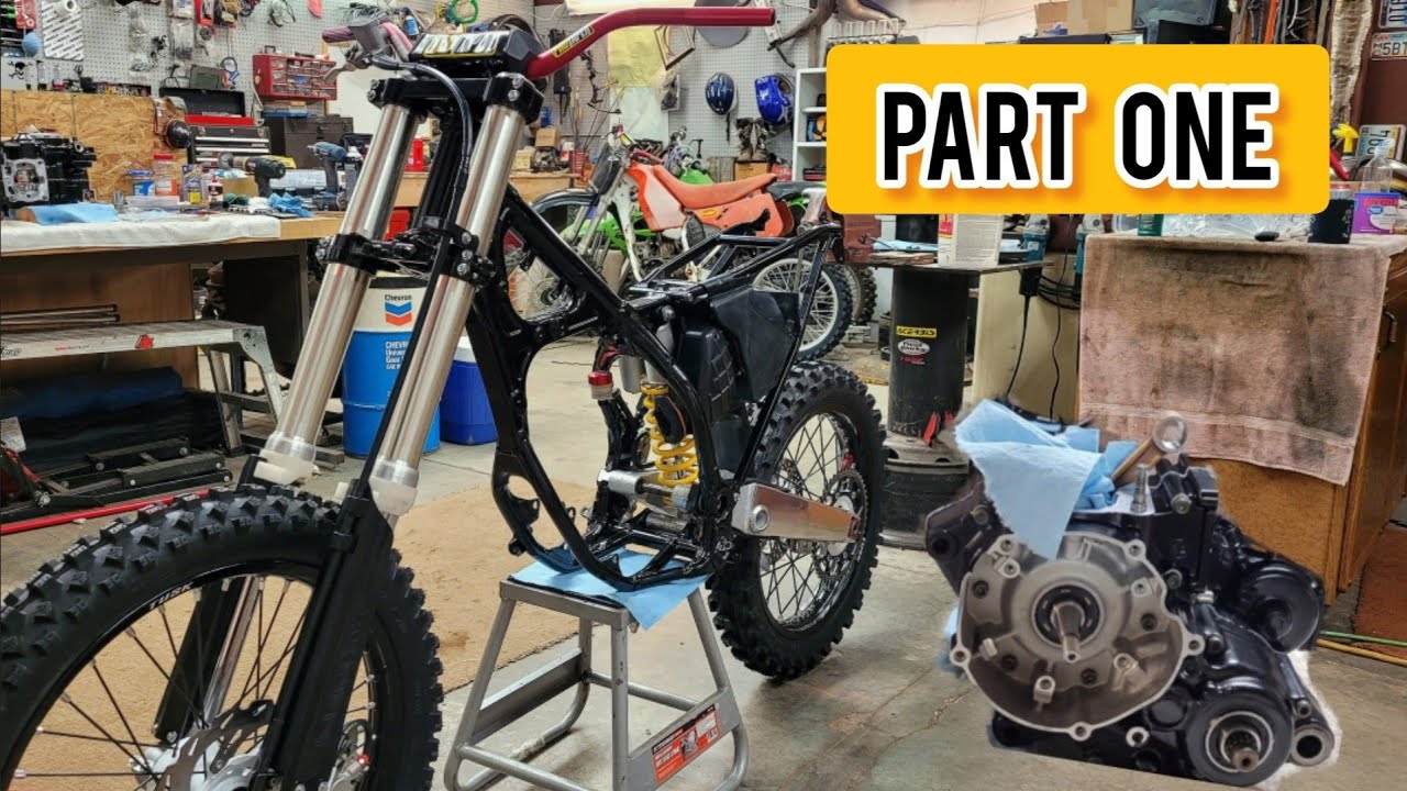 YZ144 BUILD PART ONE | Bottom end rebuild and chassis - YouTube