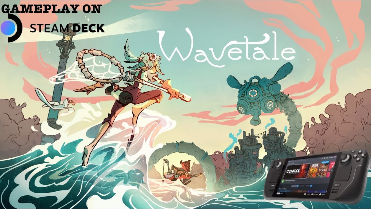 WAVETALE (2022) on Valve STEAM DECK (Steam OS) + SD Docking Station + Xbox Controller - YouTube