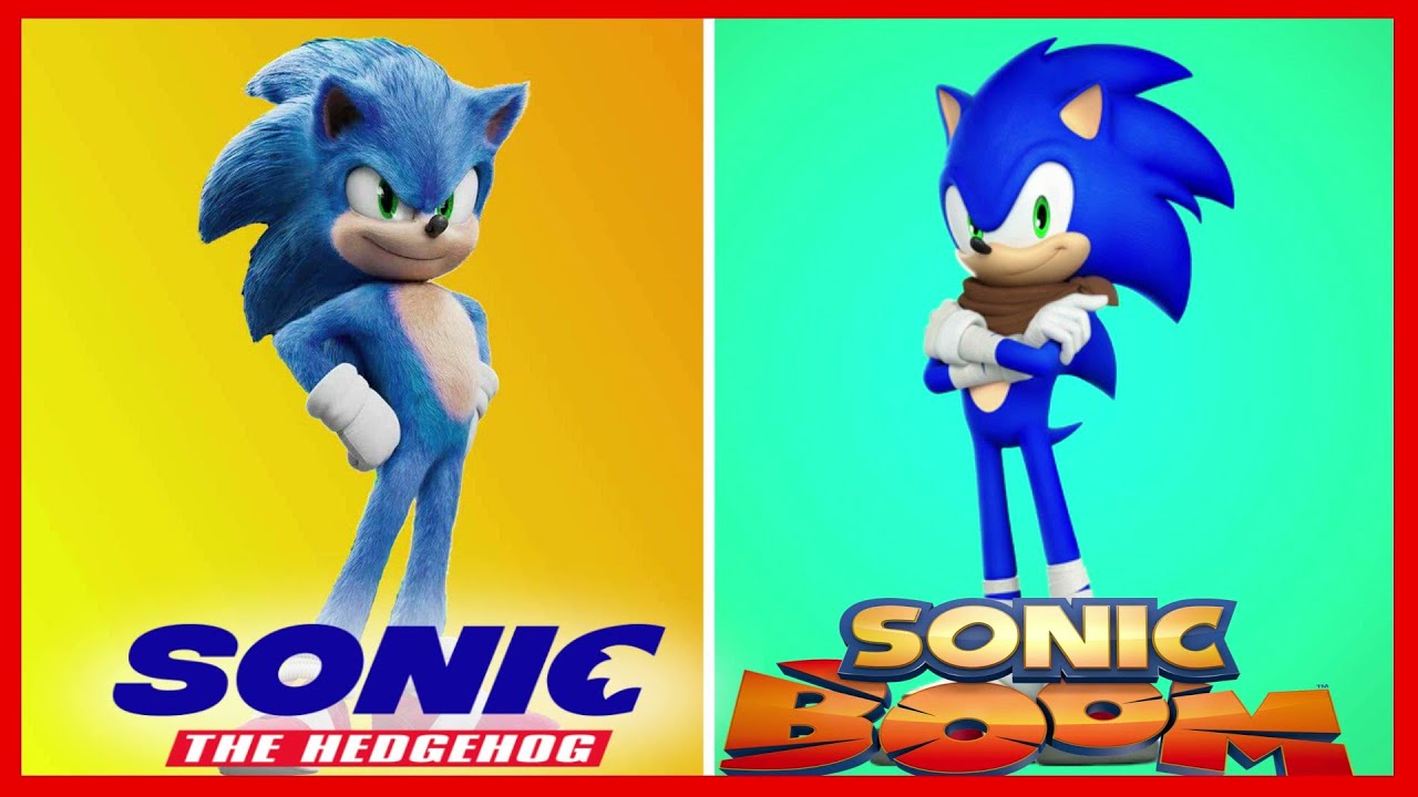 Sonic Movie Comparison With Sonic Boom - YouTube