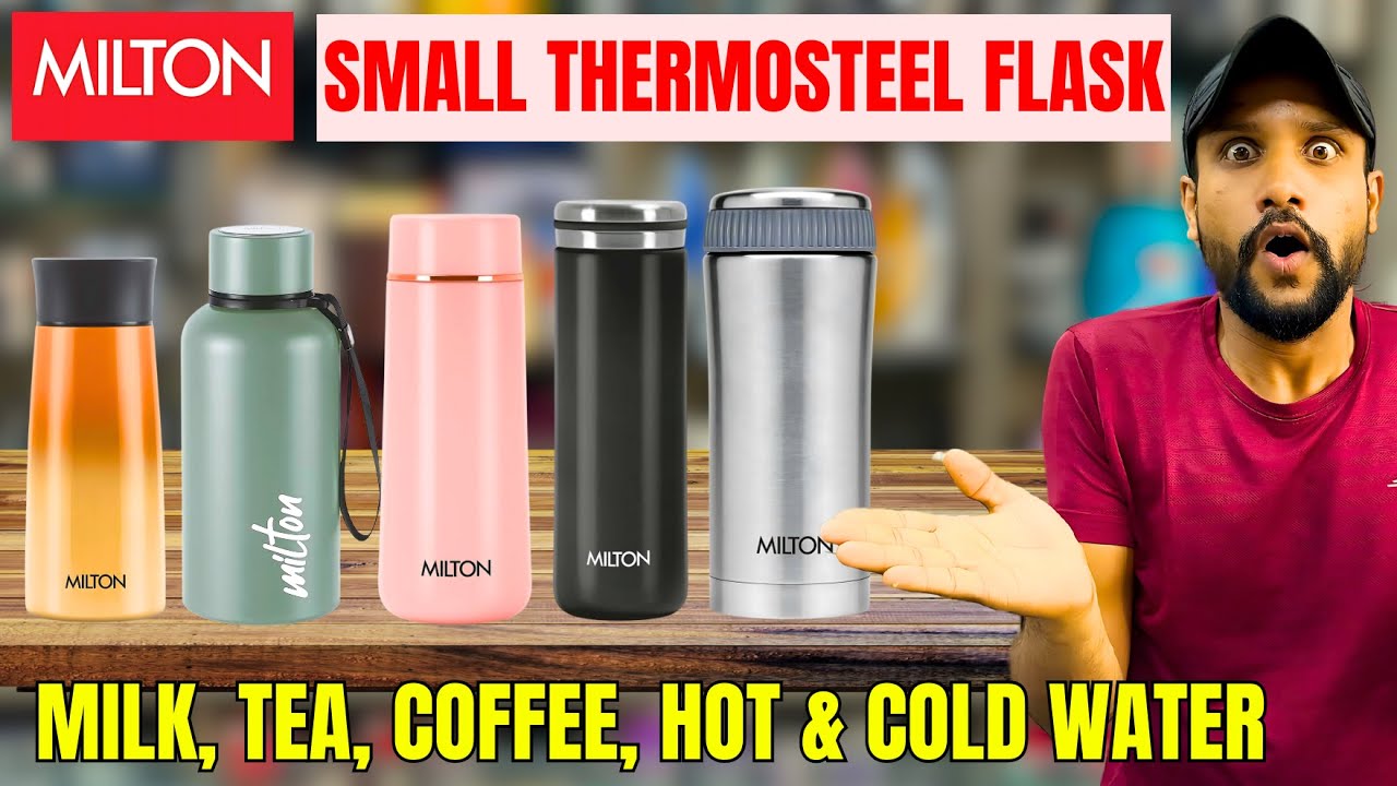 Milton's Best Flask For दूध, कॉफ़ी & चाय | Best Small Thermosteel Flask ...