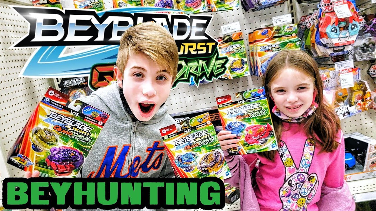 BEYHUNTING VLOG and Beyblade Burst Quad Drive In-Car Unboxing! Plus We ...