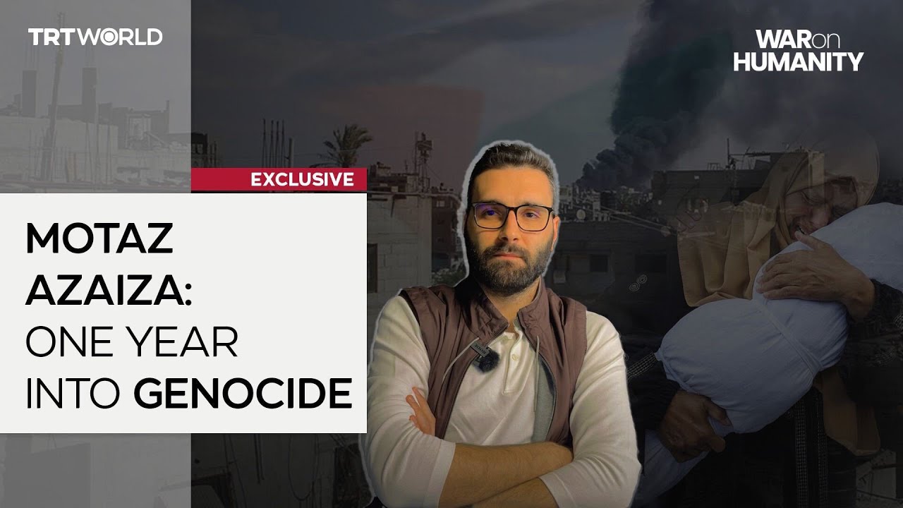 Palestinian photojournalist Motaz Azaiza wants action for Gaza - YouTube