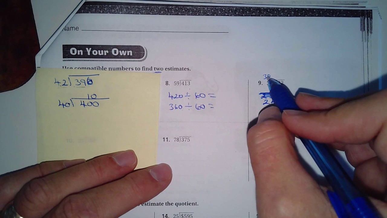 5th Go Math 2.5 pgs 83 84 - YouTube